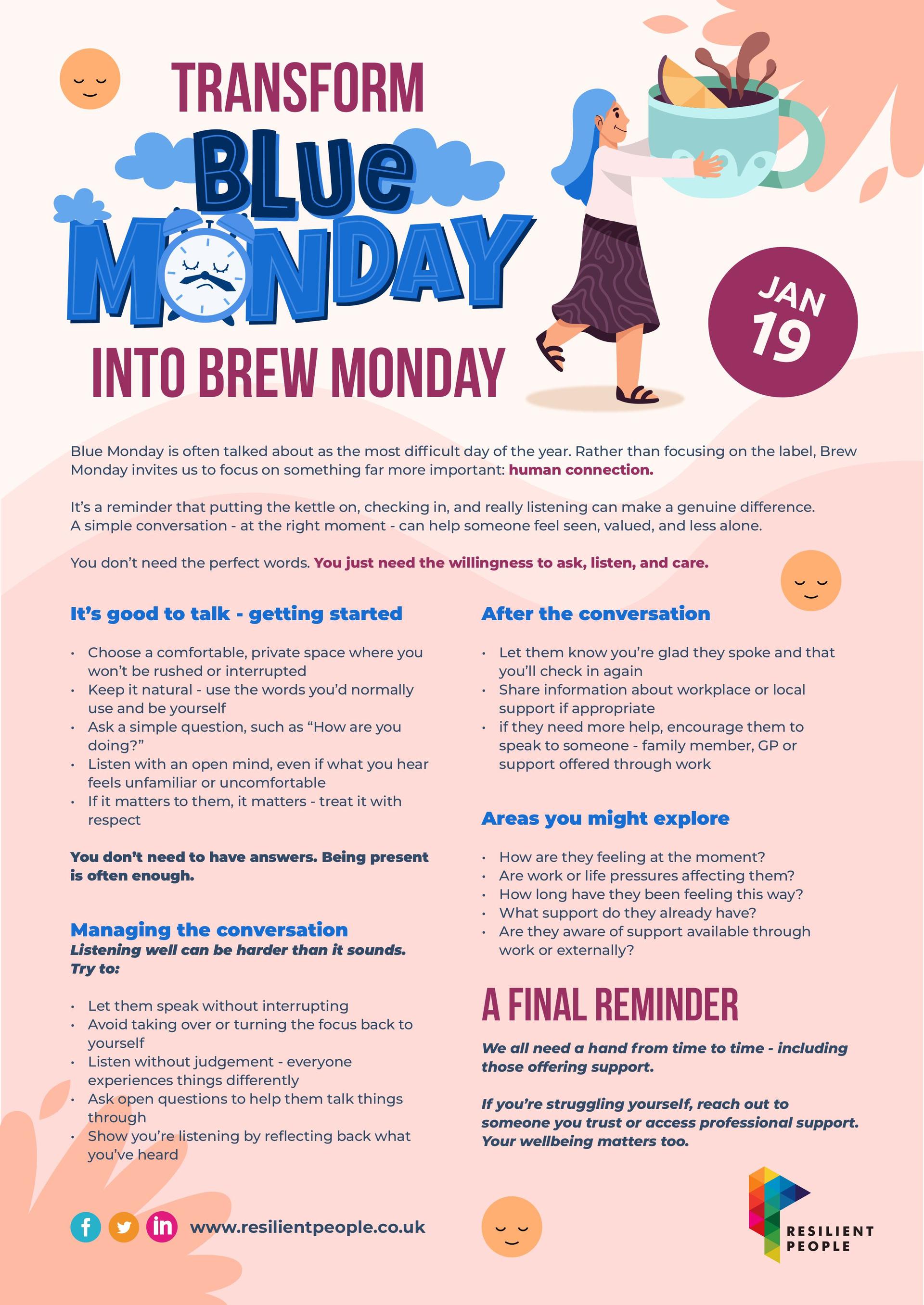 Poster Resource: Brew Monday 2026 - Resilient People